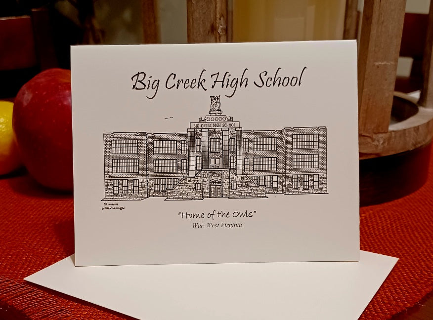 Big Creek High School - Note Cards & Envelopes – duffcreations